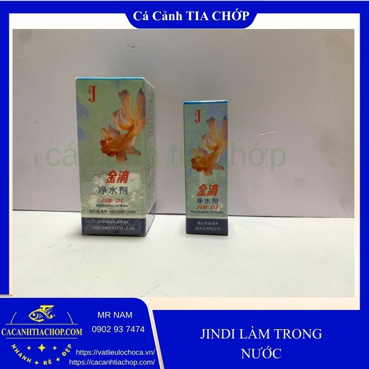 THUỐC LÀM TRONG NƯỚC HỒ CÁ JINDI – TRONG VẮT CHỈ SAU 15 PHÚT- CHAI 30ML ...