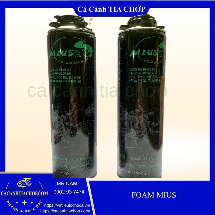 Foam Mius – Bọt xốp tạo hình chuyên nghiệp cho hồ thủy sinh & bán cạn ...