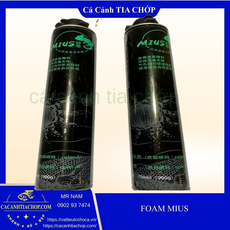 Foam Mius – Bọt xốp tạo hình chuyên nghiệp cho hồ thủy sinh & bán cạn ...